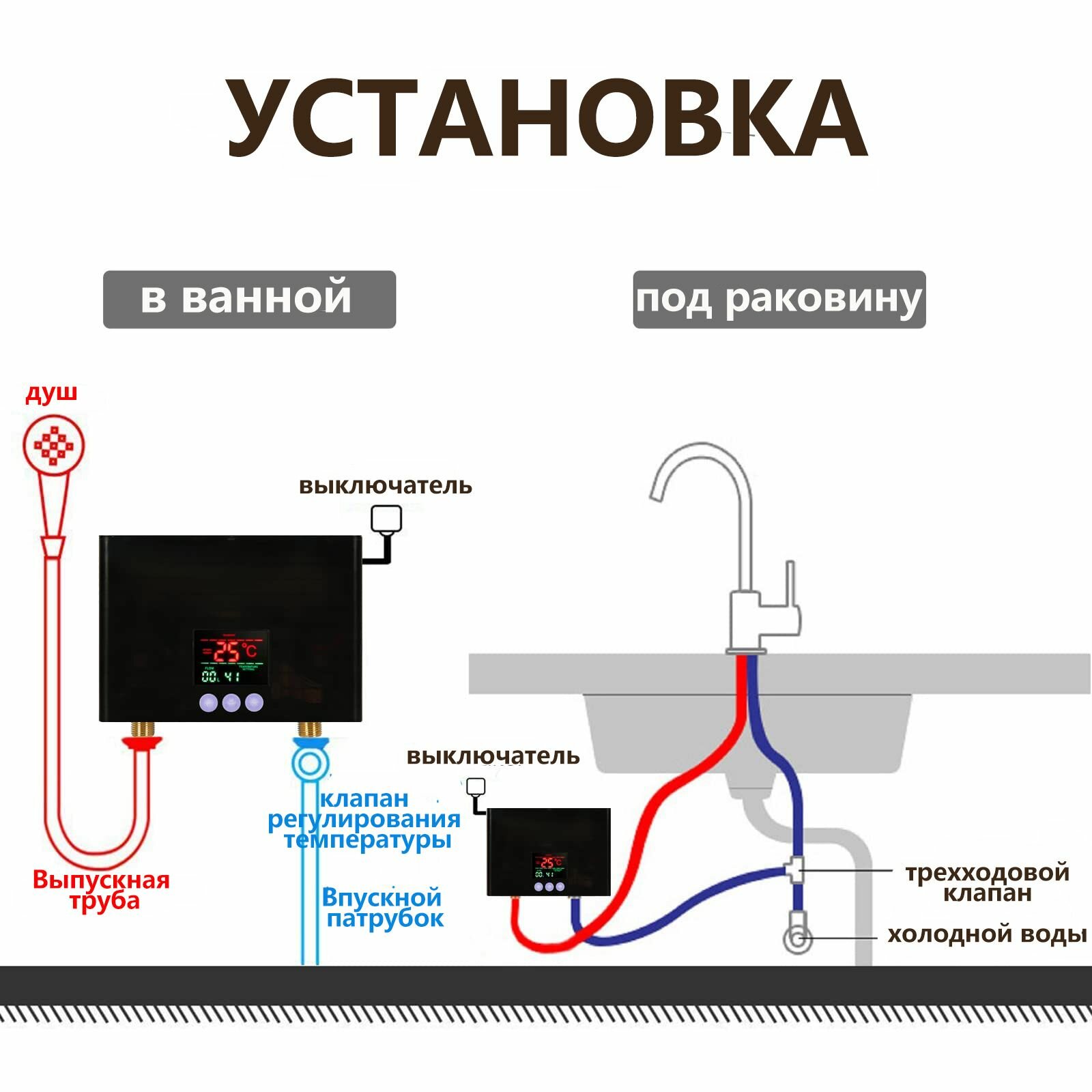 Водонагреватель проточный — фото 1