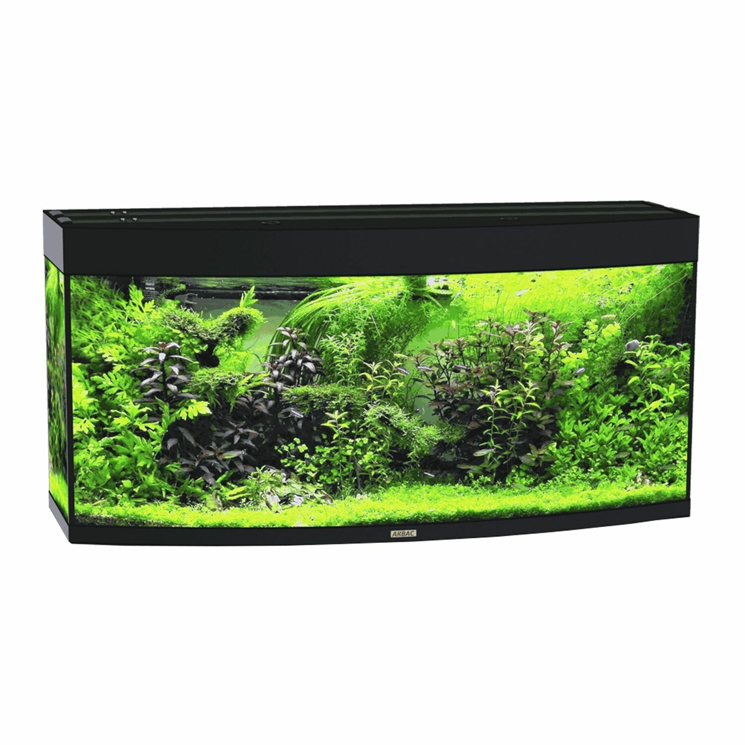 Аквариум панорамный 500 литров с крышкой и освещением (151*56*73 см) Аквас