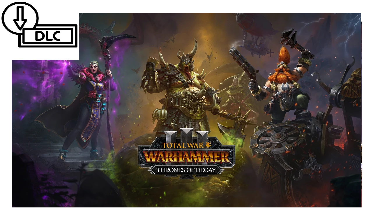 Дополнение для Total War: WARHAMMER III - Tamurkhan – Thrones of Decay, цифровой ключ для PC(ПК), Русский язык, Steam
