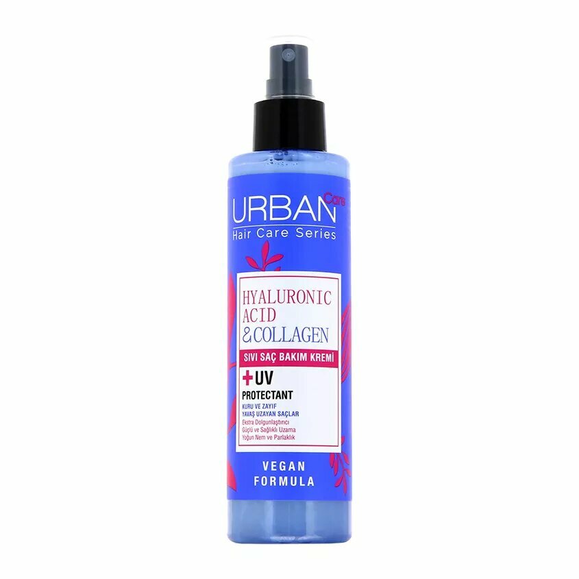 Кондиционер для волос URBAN CARE несмываемый с коллагеном и гиалуроновой кислотой 200 мл