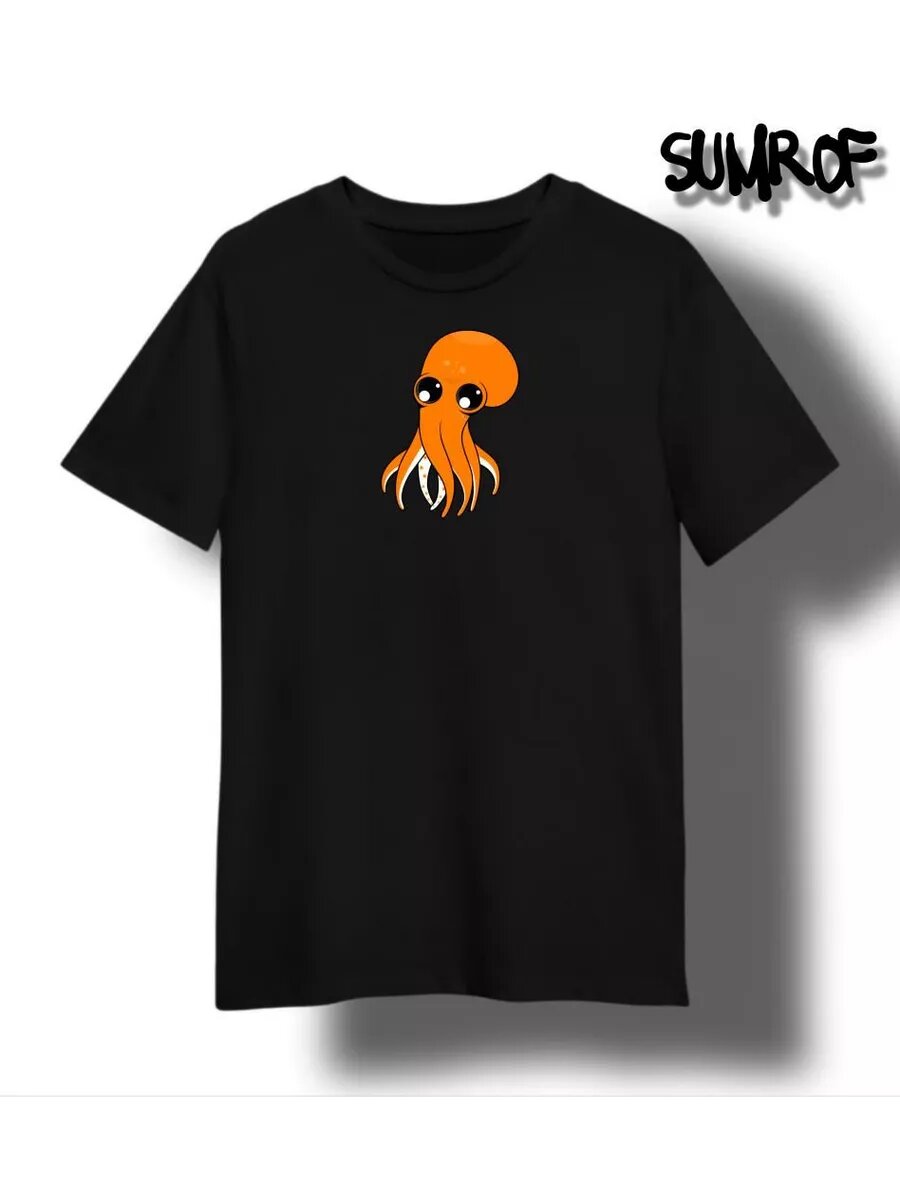 Футболка осьминог