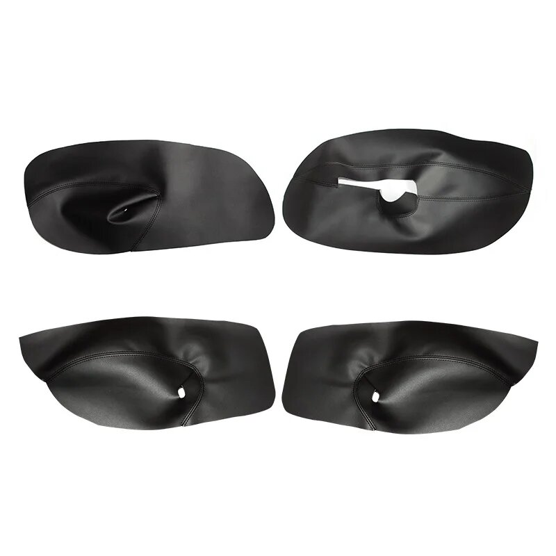 LHD / RHD только 4 двери автомобиля для VW Golf 4 MK4 Bora Jetta 1998 - 2005 дверной подлокотник панель из микрофибры кожаный чехол отделка RHD Black