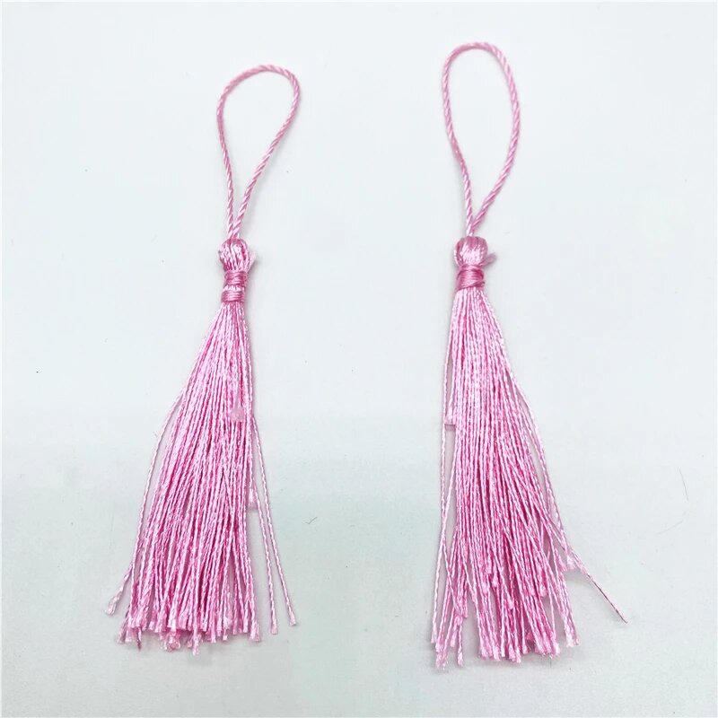 Кисточки с бахромой CyanRafts 10 шт. Розовый, 22