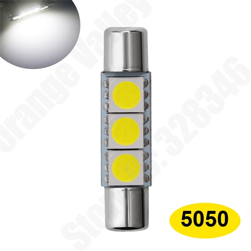 10 шт, светодиодные лампы 4014, 28, 29 мм, 3030, 9 5050 LED