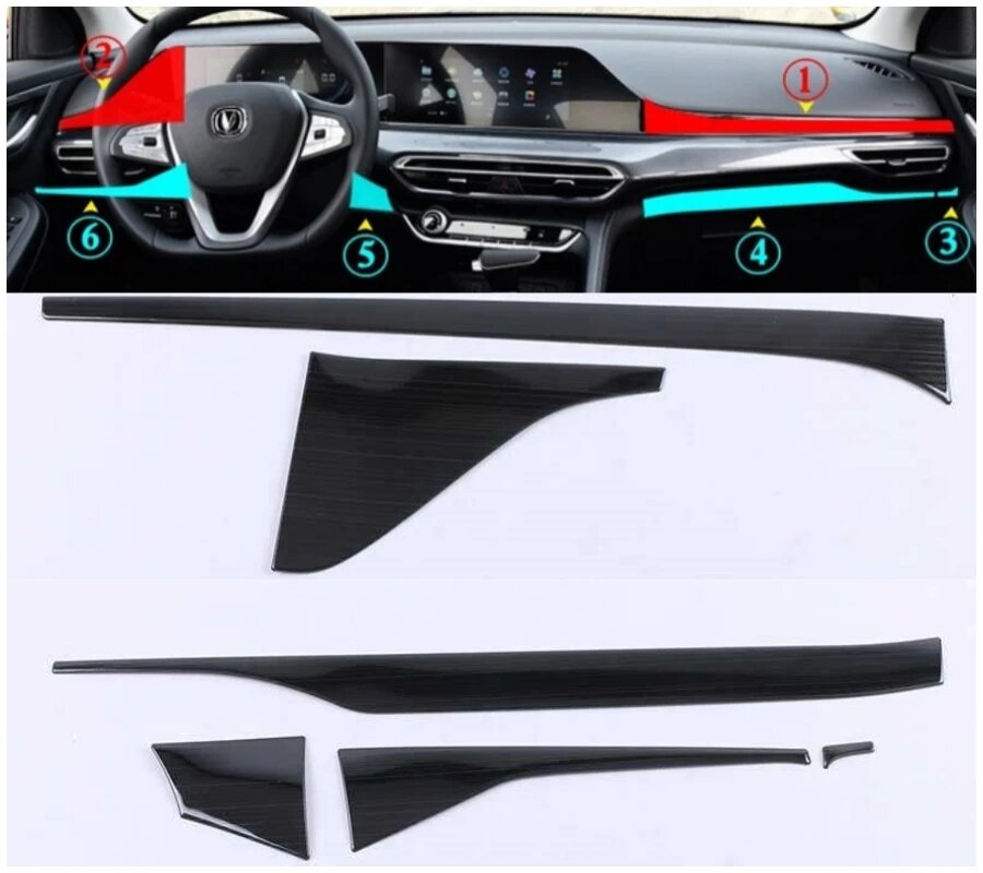 Для Changan Eado Plus 2020 2021 2022 LHD детали интерьера автомобиля, подставка для чашки, 4b
