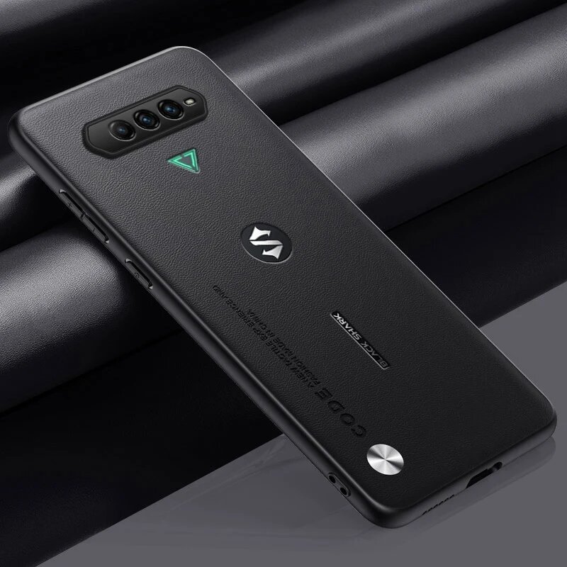 Роскошный чехол из искусственной кожи для Xiaomi Black Shark 4 Pro, задняя черный, Black Shark 4 Pro