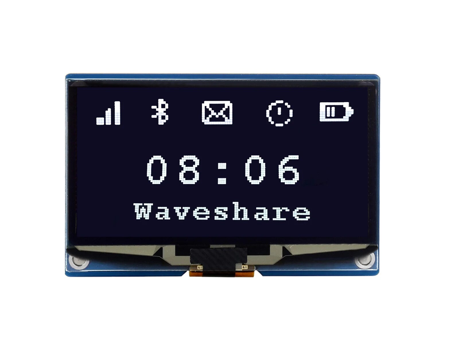 OLED-дисплей 2.42" 128x64 SPI/I2C, белый