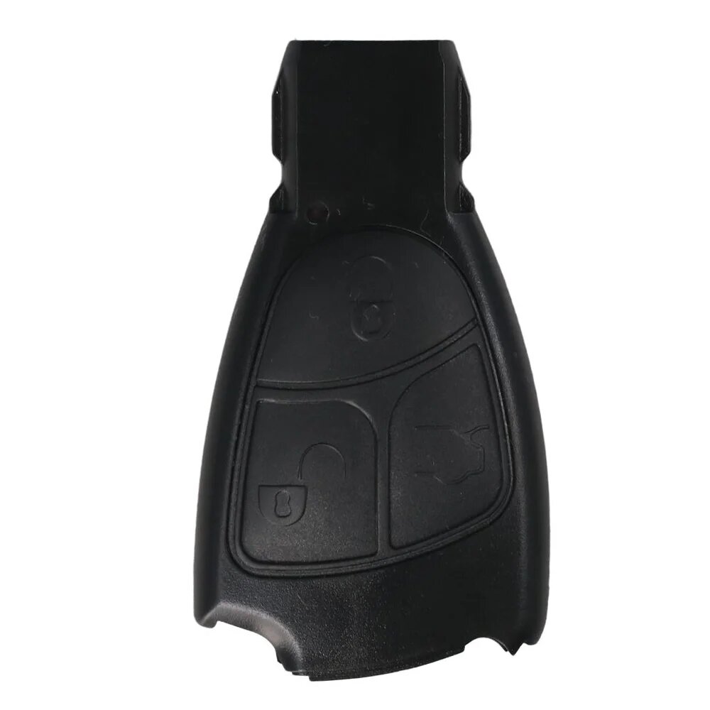 Корпус ключа Mercedes Benz 3 Button, черный, W203 W211 W204