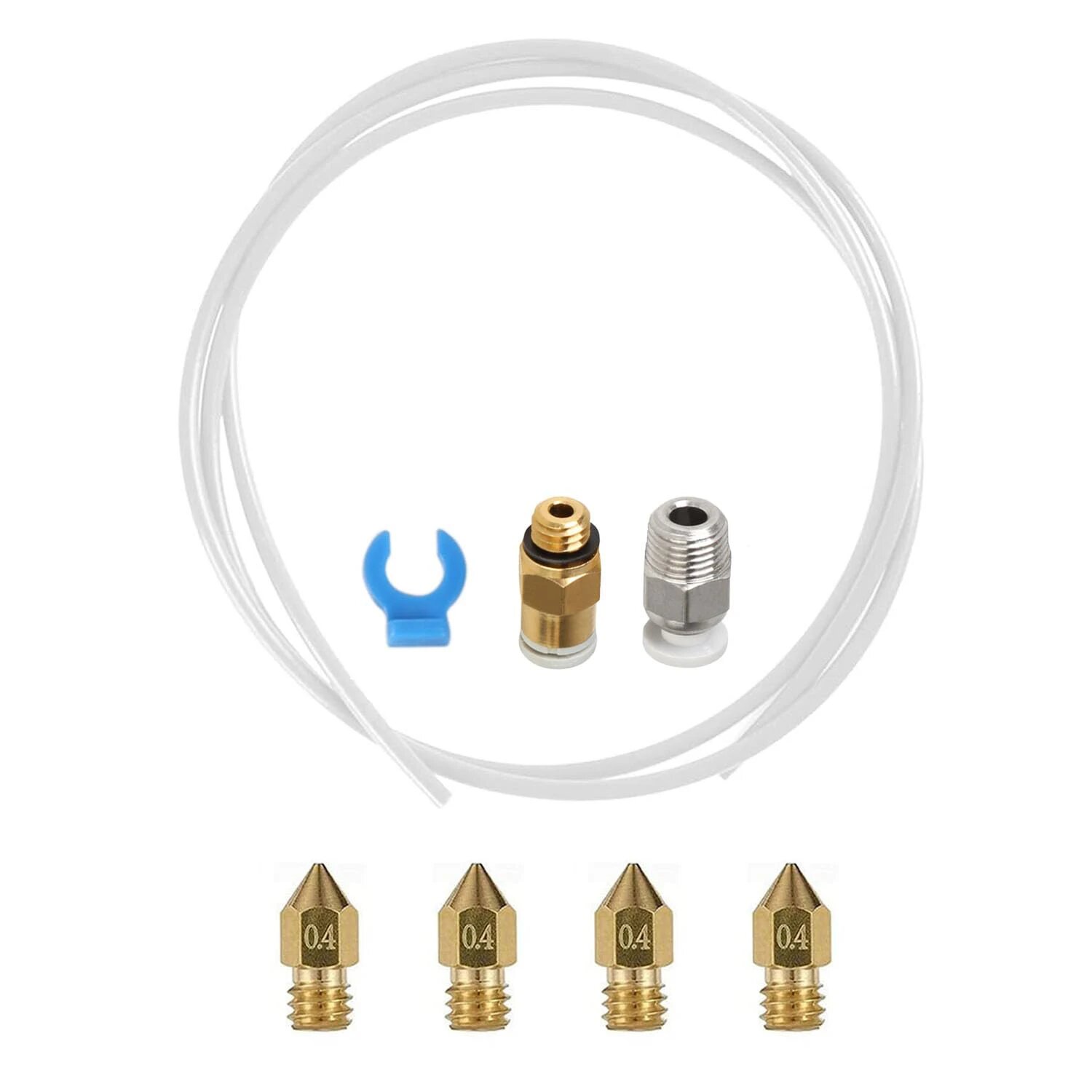 Трубка птфэ 4*2 мм LIXIU для 3D-принтеров 1M, White Color