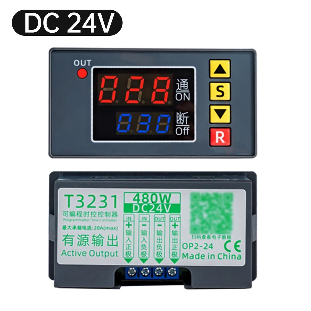 Цифровое реле времени с задержкой, 110 В, 220 В переменного тока, 12 В, 24 В постоянного тока, двойной дисплей, программируемый контроллер времени, переключатель с задержкой времени