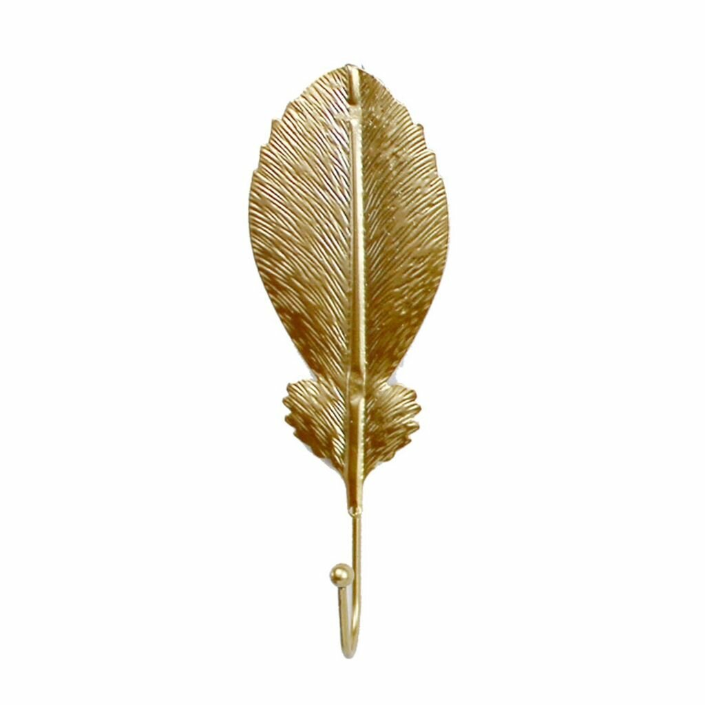 Креативный крючок из листового кованого железа-золотой-тип А