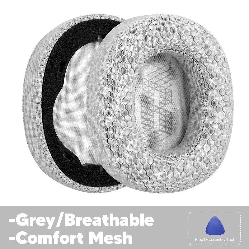 Амбушюры для наушников JBL Live 650BTNC Live 660NC E65BTNC JIESEMWER Grey Mesh