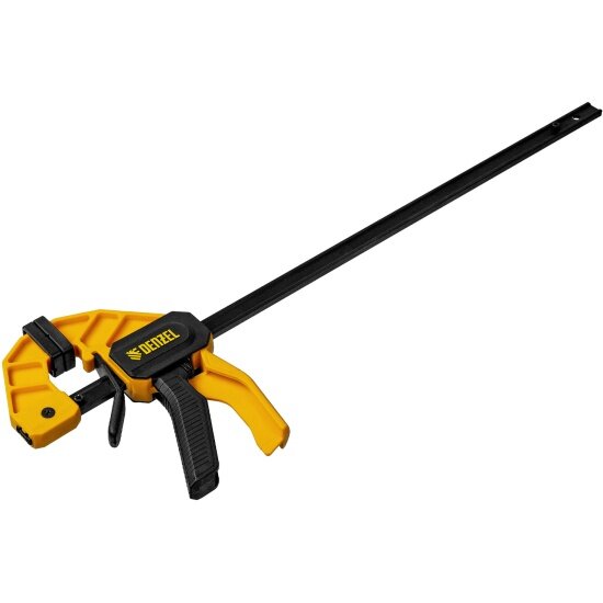 Denzel Струбцина F-образная, быстрозажимная, 300 х 55 мм, усиленный нейлоновый корпус, , 20502