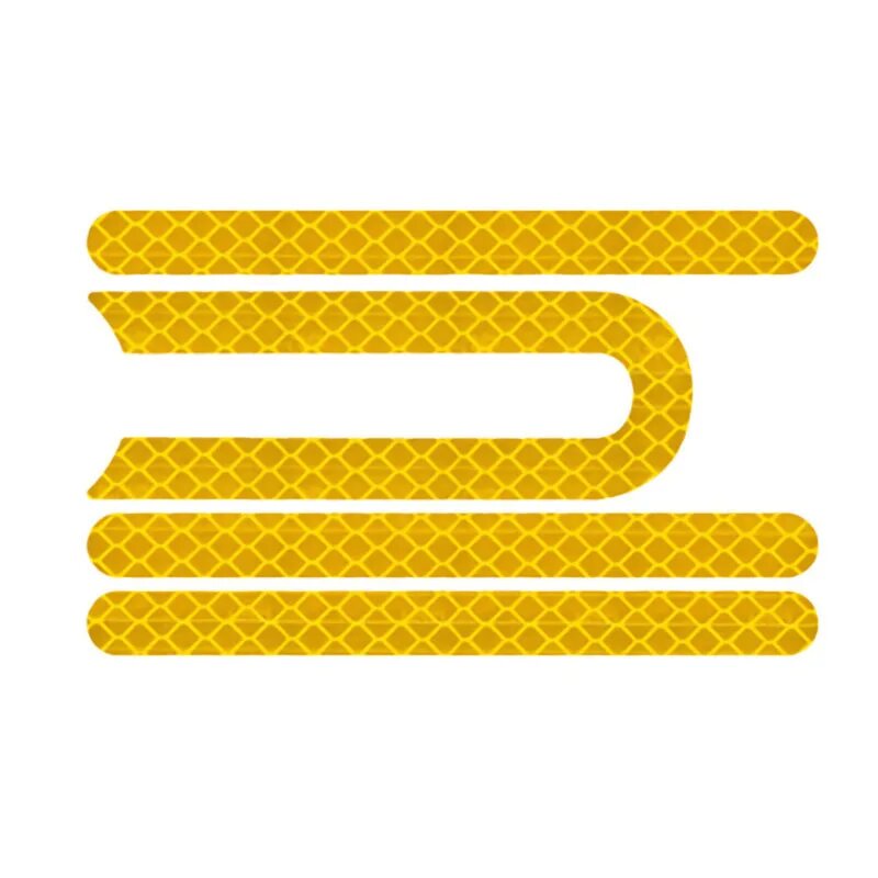 Светоотражающие наклейки на колеса Xiaomi M365 4 шт. Желтый, ORANGE