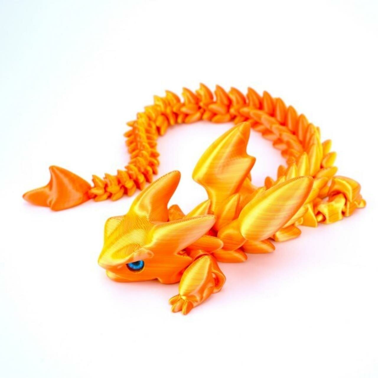 3D-фигурка Funberry Toys "Дракон Шторм", экологичный пластик, подвижная 20*10*10 см