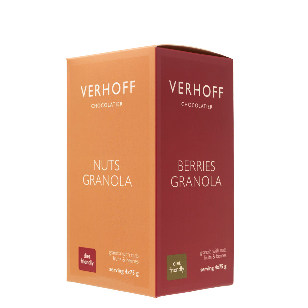 Гранола VERHOFF с орехами, сухофруктами и ягодами, 300г