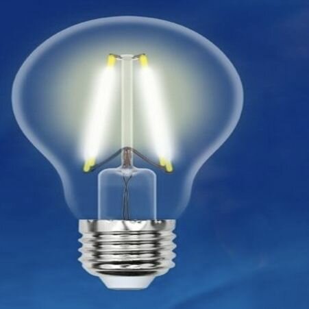 Uniei SKy Светодиодная лампочка 13w(светит как 125w) G45(PLS02WH) E27 3000K теплый белый свет