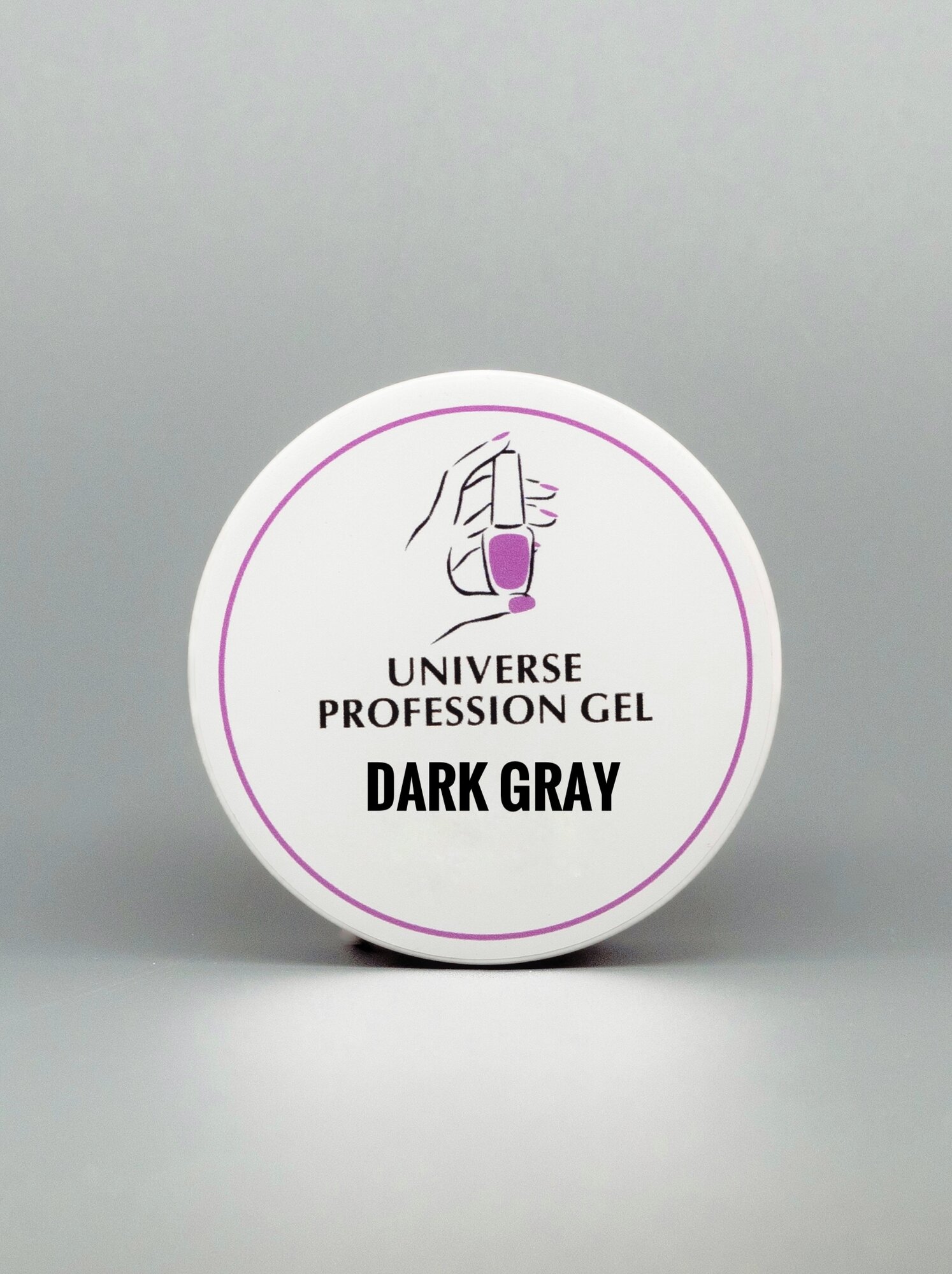 Гель Universe Profession Gel, Dark Gray 50мл