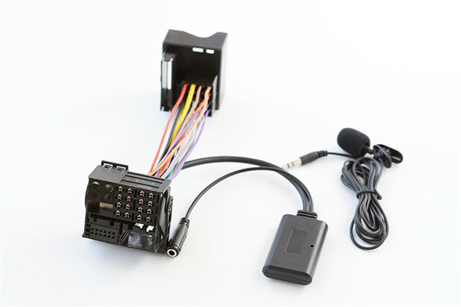 Автомобильный 12PIN AUX Bluetooth 5,0 Адаптер Беспроводной Музыкальный Аудиокабель Микрофонный Вход Для BMW X5 X3 Z4 E83 E85 E86 E39 E53