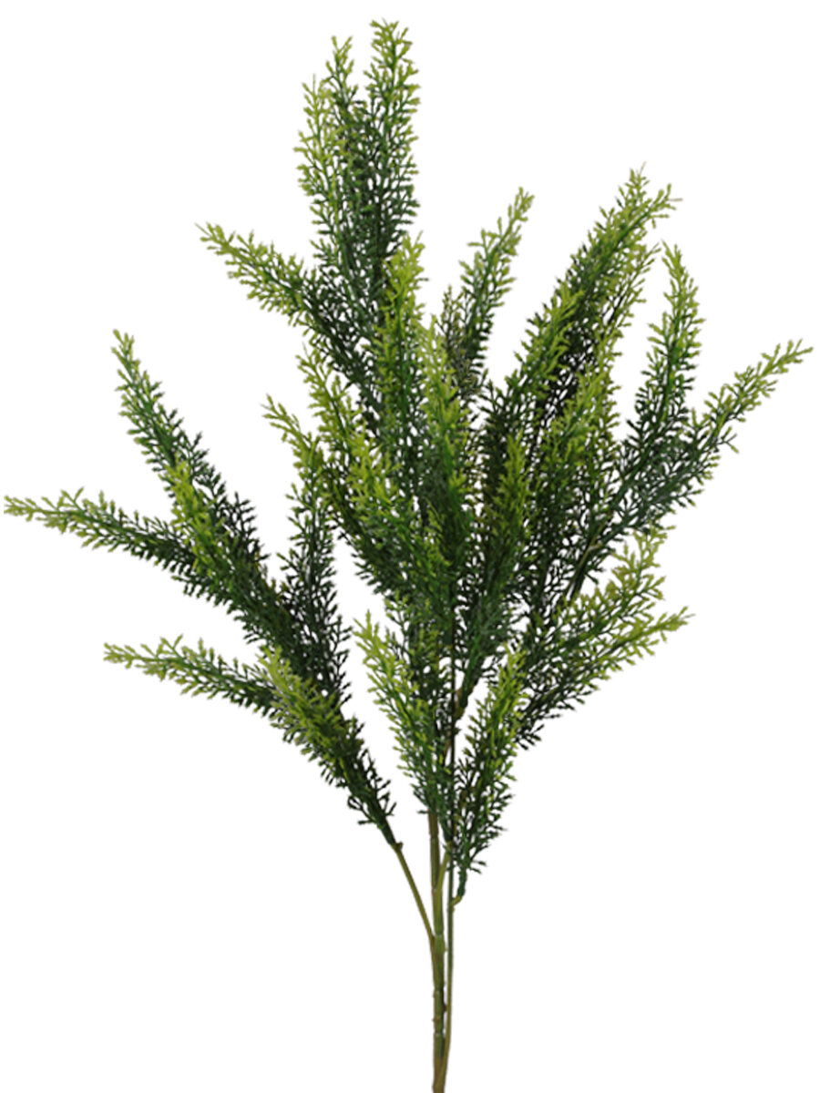 Искусственное растение Holodilova Ветка Туи, Хвойное, Пластик, Зеленое, Высота 81 см