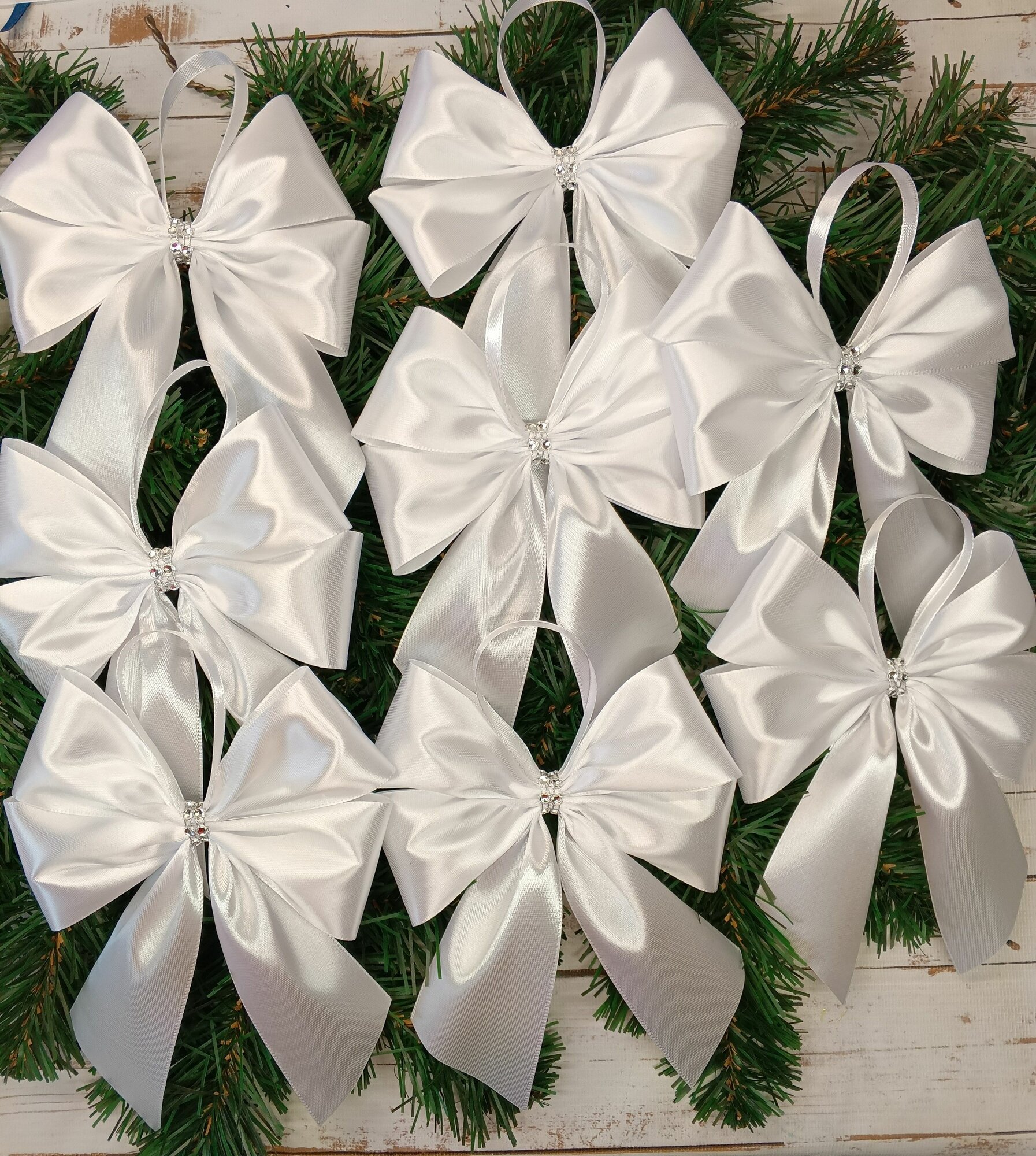 Бант на ёлку ёлочные украшения