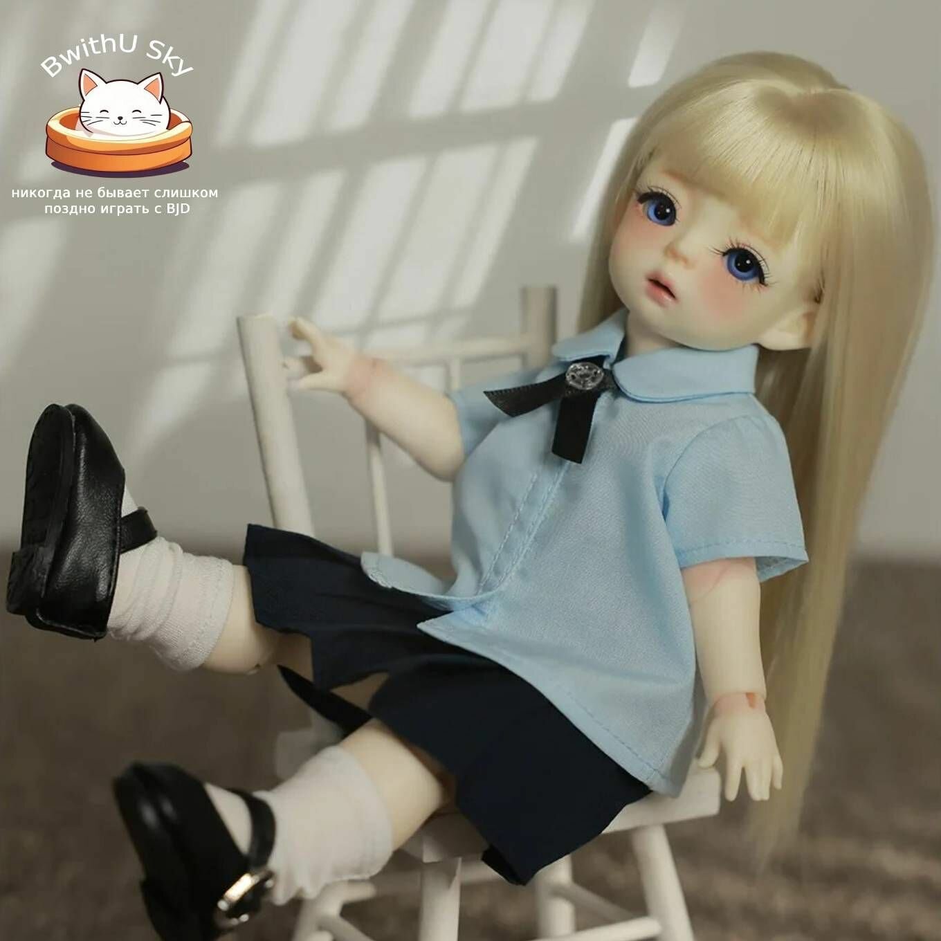 BwithU BJD 1/6 Lilliella Mini Baby Face - Высококачественный материал из смолы Кукла с шариковыми шарнирами