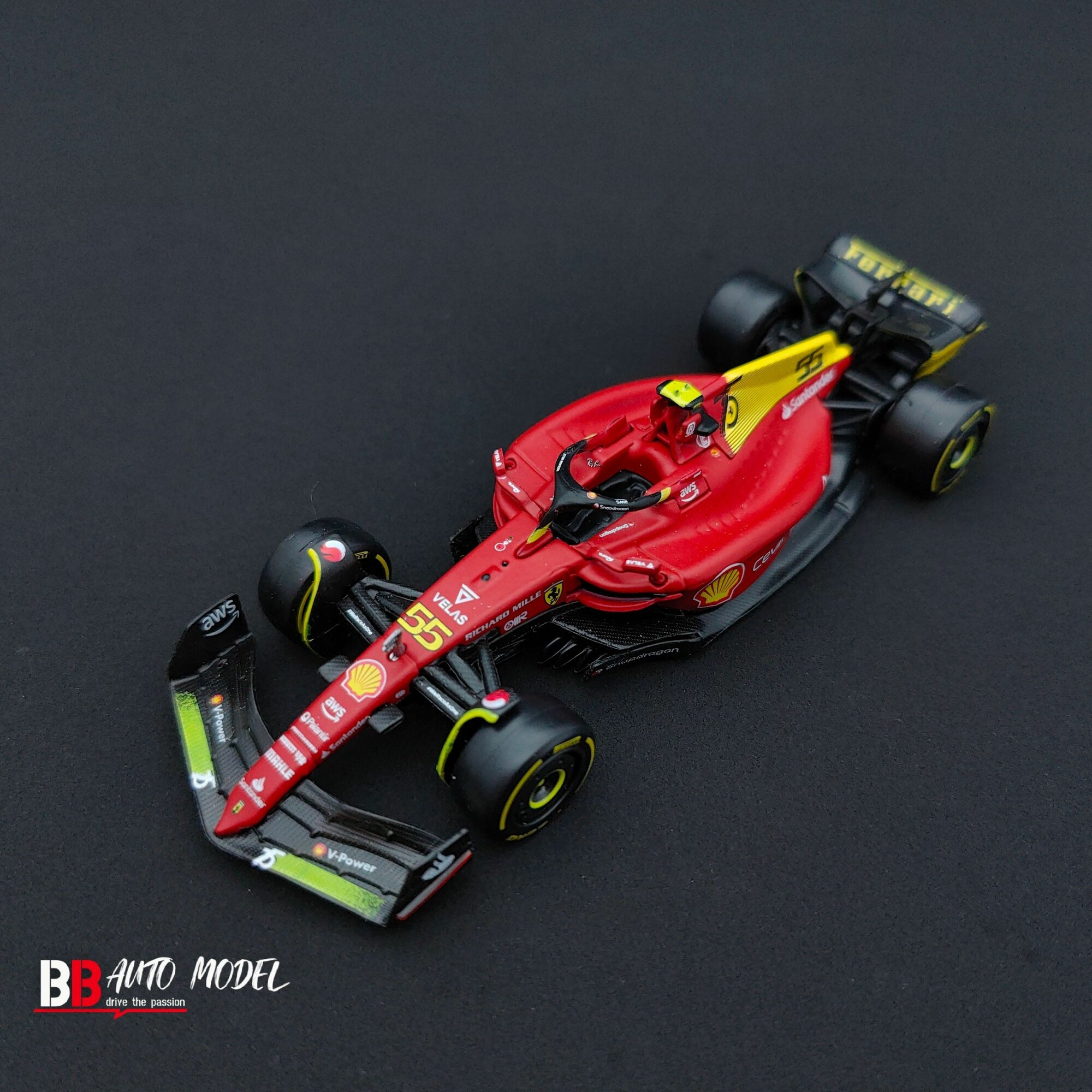 Металлическая коллекционная модель, Формула 1 сезон 2022, феррари Ferrari F1-75, Шарль Леклер, Карлоса Сайнс, Масштаб 1:43