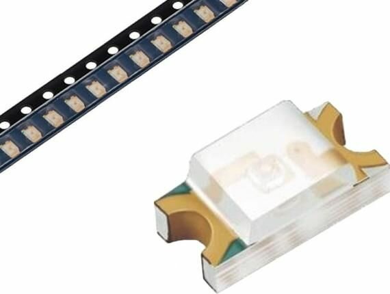 Светодиод KINGBRIGHT KPTD-3216SURC LED SMD 1206 красный 280-600мкд 3,2x1,6x1,8мм 50 град. 1,9 до 2,5В 1шт