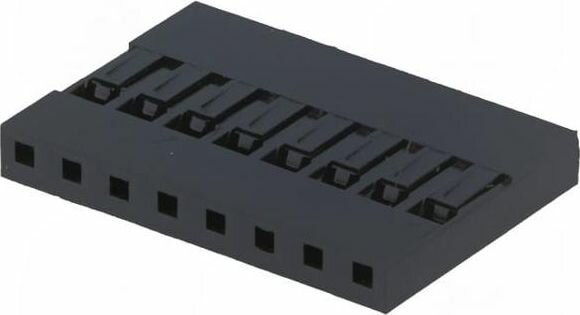 Разъем NINIGI NSR-08 Вилка штыревой NSR/NOR "мама" PIN 8 без контактов 2,54мм 1 шт