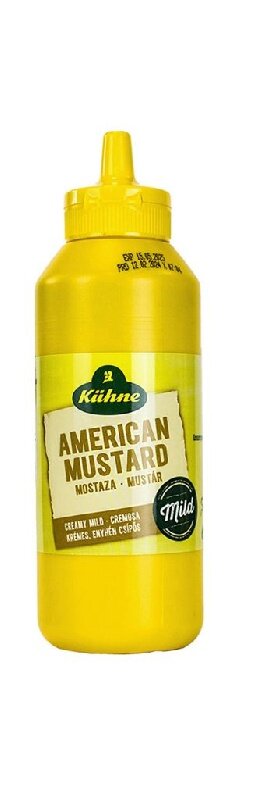 Горчица KUHNE SQUEEZE 22182 мягкая - Creamy mild mustard /пл. б/ 250мл