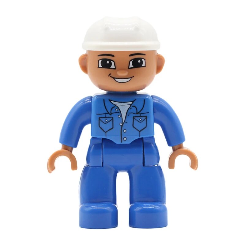 Фигурка Lego Duplo Электрик в синем комбинезоне