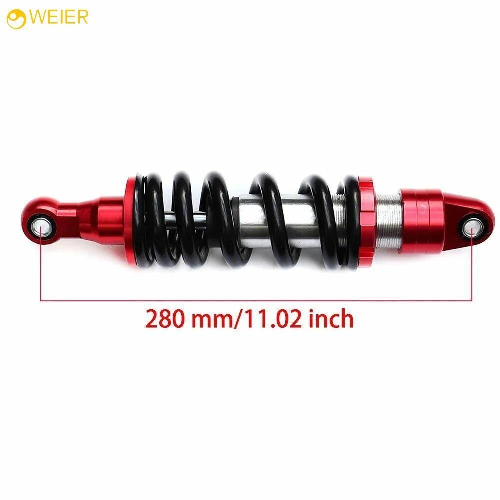 280 мм задний амортизатор питбайки квадроциклы 125cc 140cc 150cc 160cc