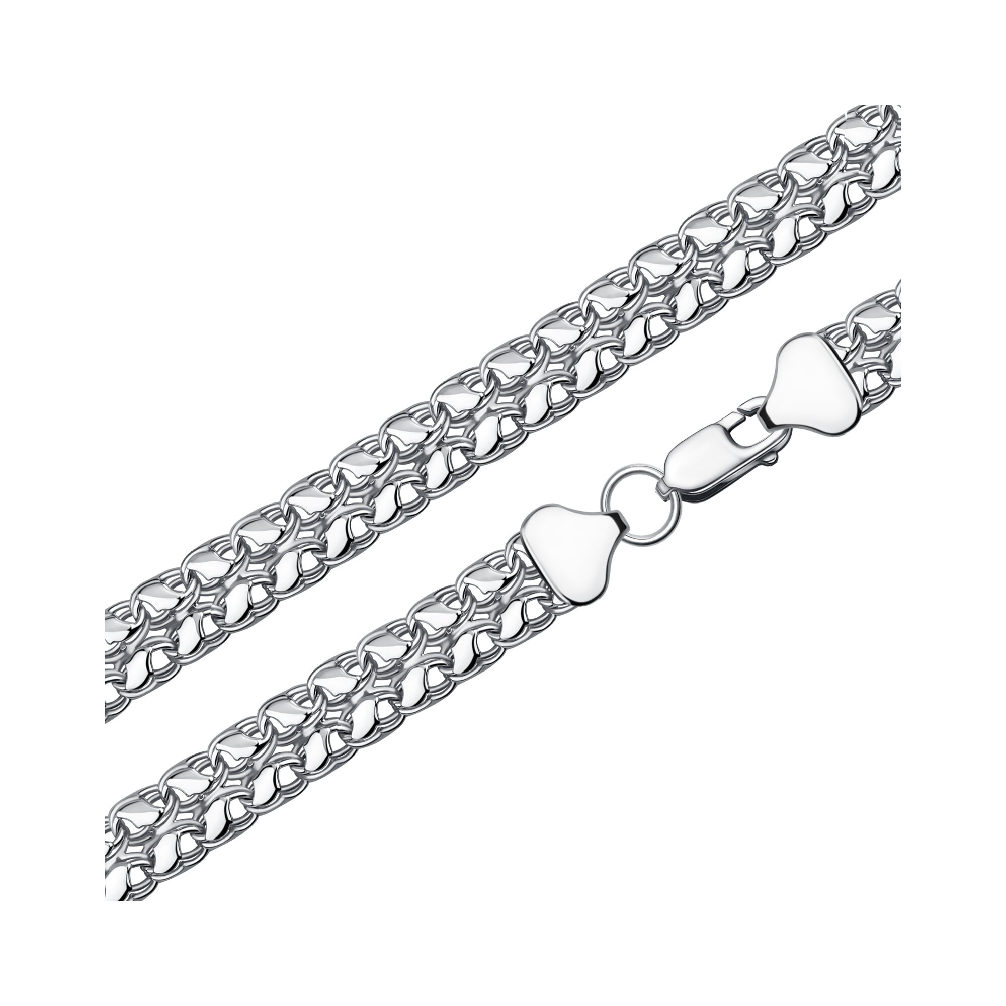 Браслет, серебро, 925 проба, родирование