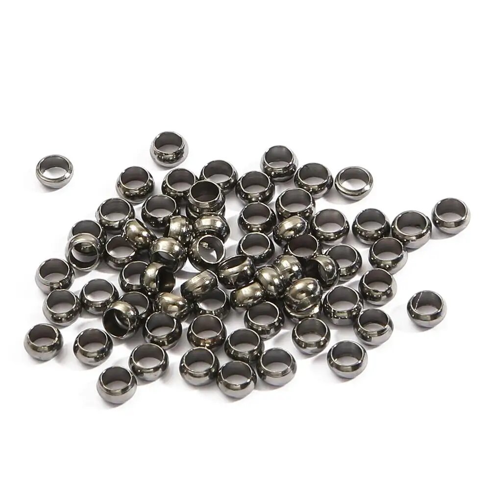 Бусины GunMetal 2.5mm для рукоделия, 500шт
