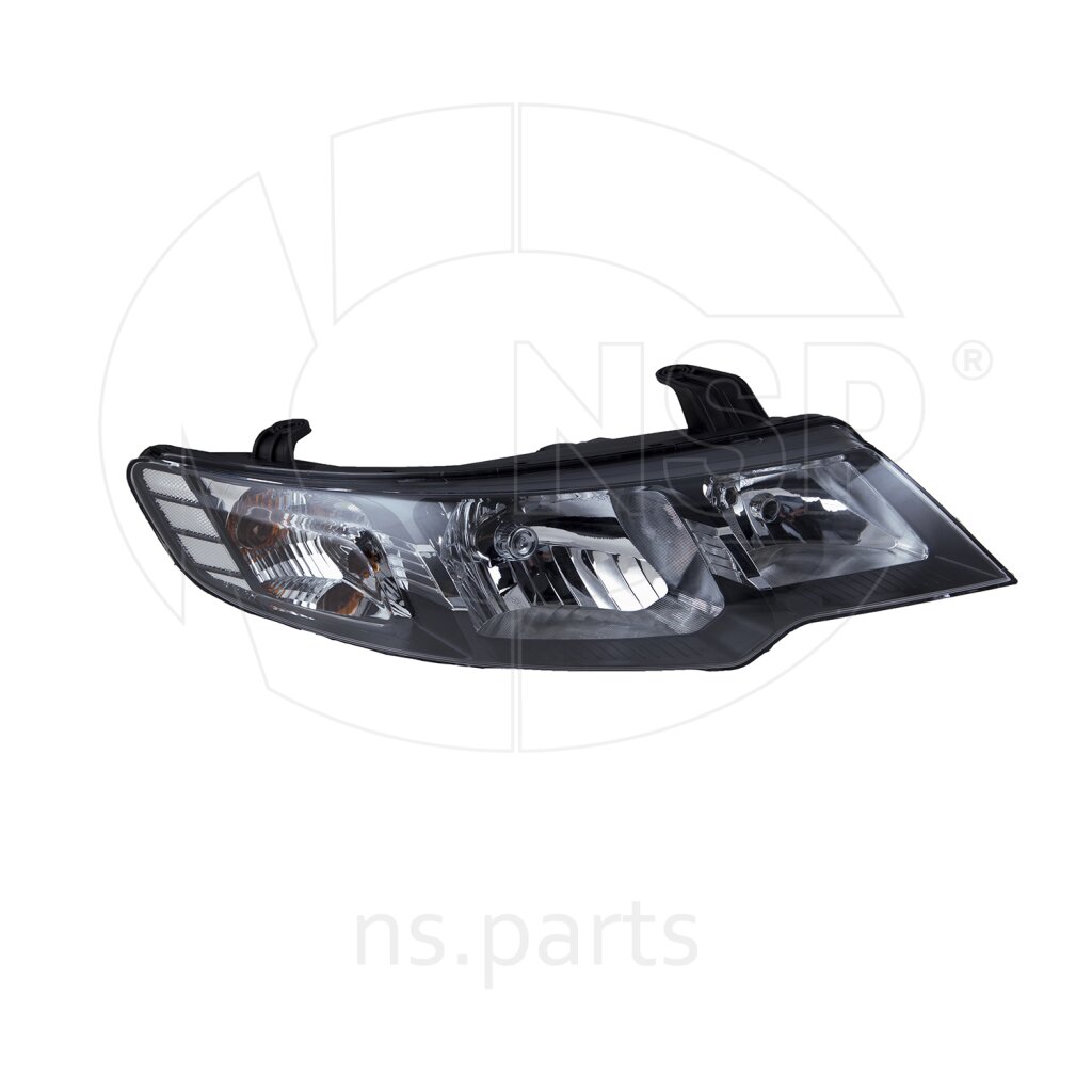 Фара правая KIA CERATO II (09-13) (черная) NSP nsp02921021m020