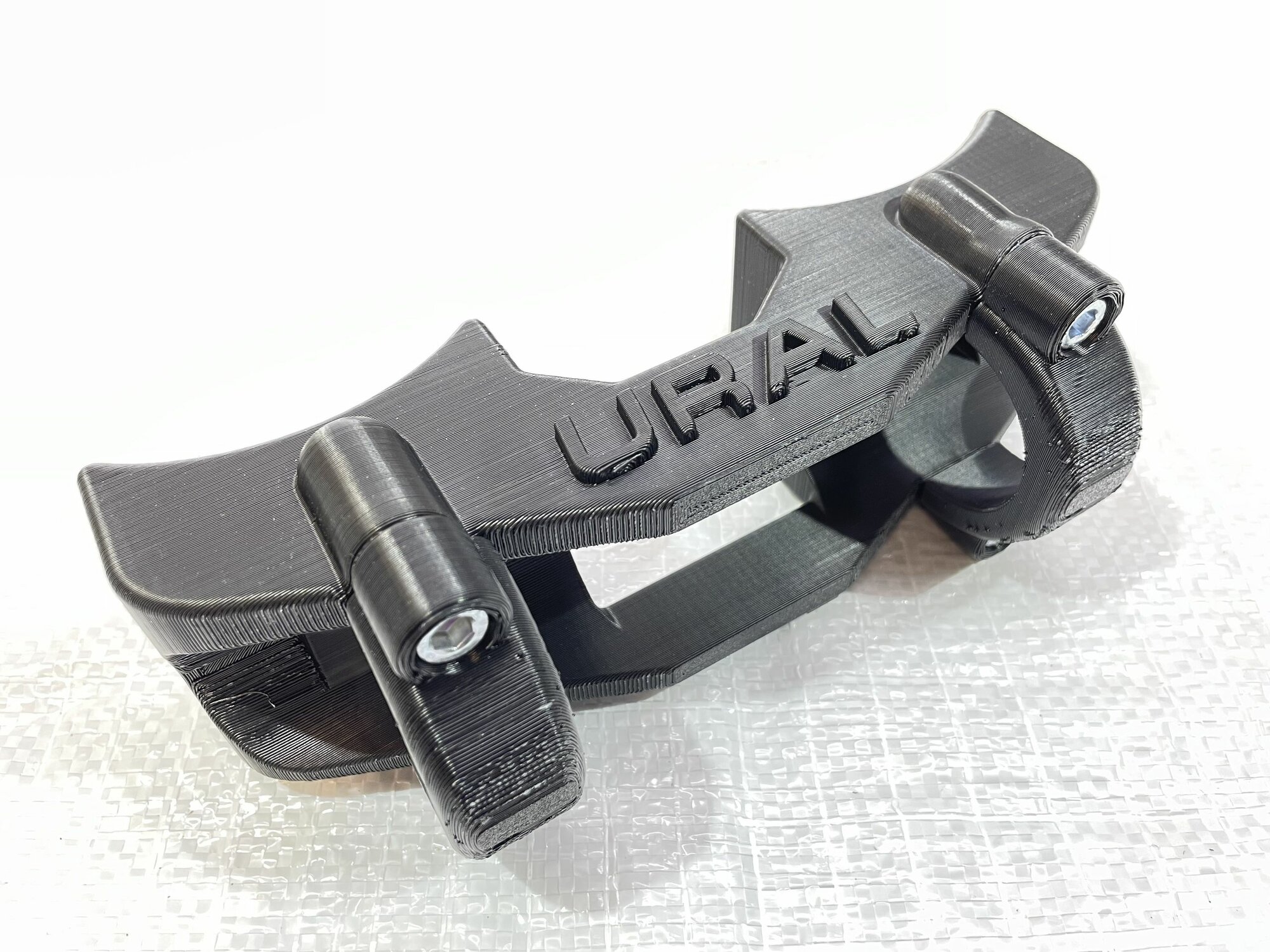 Крепление ПТФ URAL. На переднюю дугу коляски D 38/70