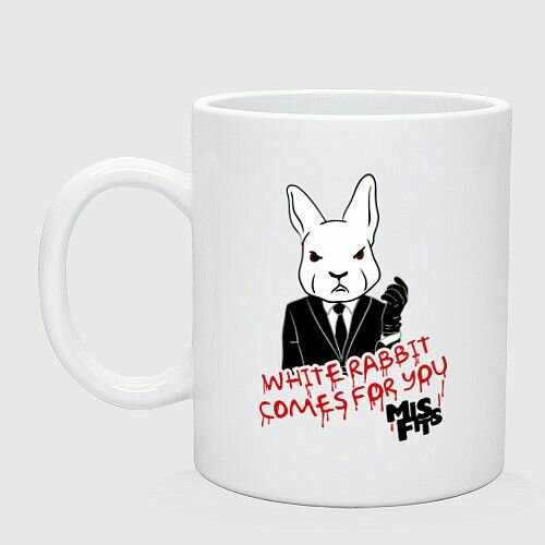 Misfits: White rabbit Керамическая кружка