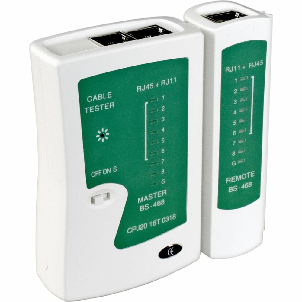 Сетевой тестер для RJ-45/RJ-11/RJ-12 ExeGate 271121