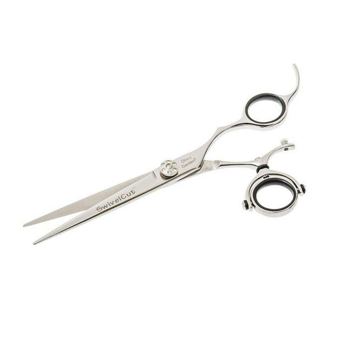 Ножницы прямые Olivia Garden SwivelCut 650, высокоуглеродистая сталь