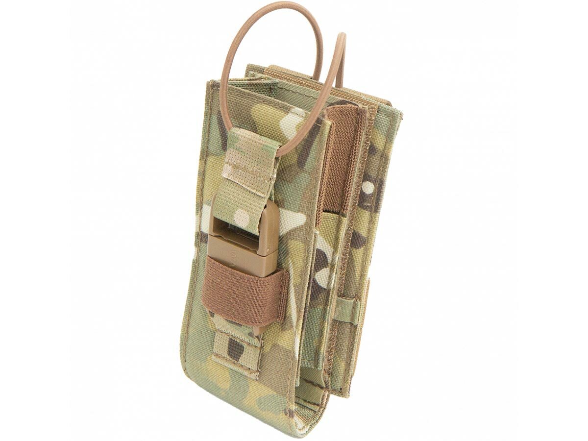 Подсумок тактический Wartech UP-112 под радиостанцию, универсальный откидной, цвет мультикам