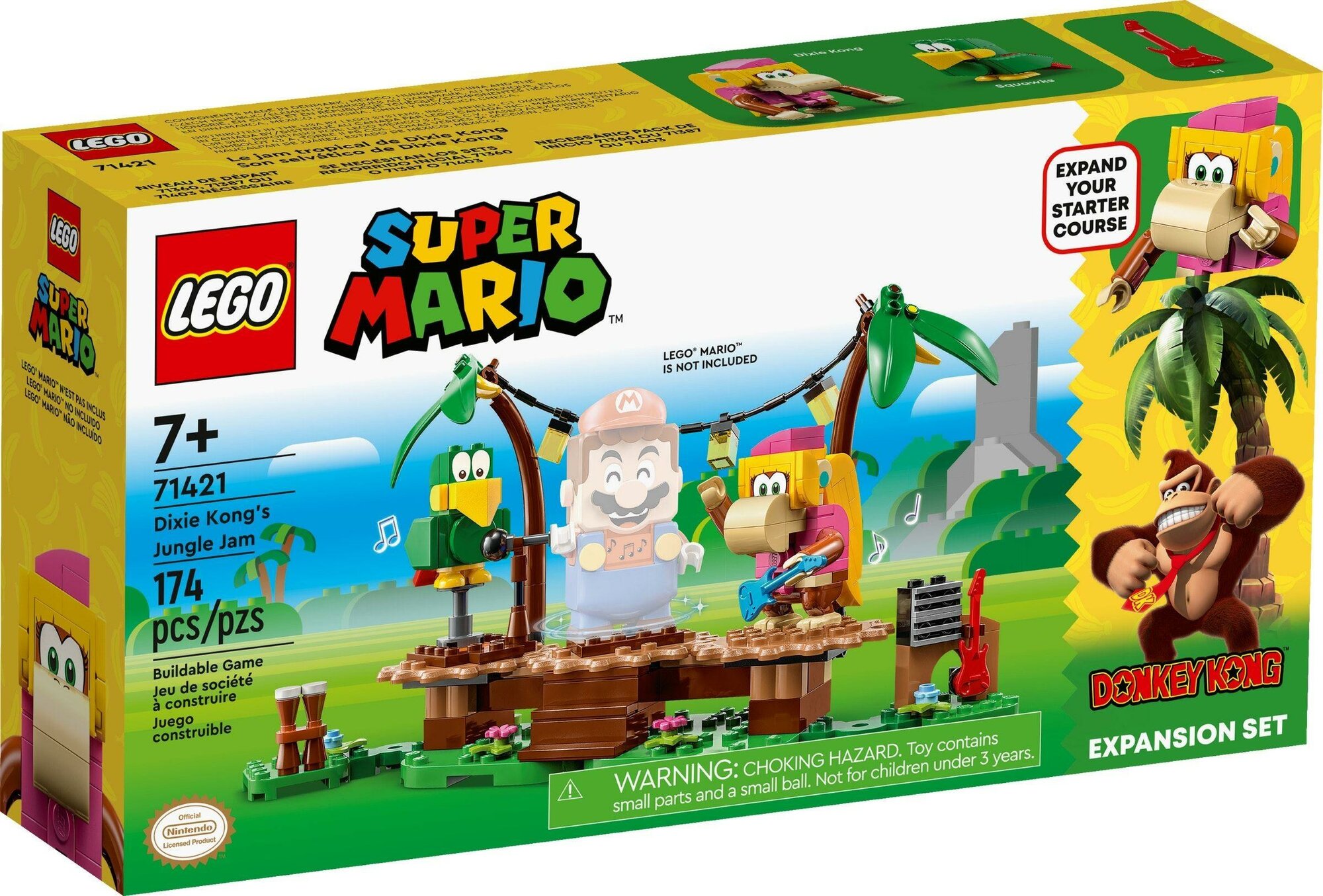 Конструктор LEGO Лего 71421 Дополнительный набор "Дикси Конг в Джунглях"