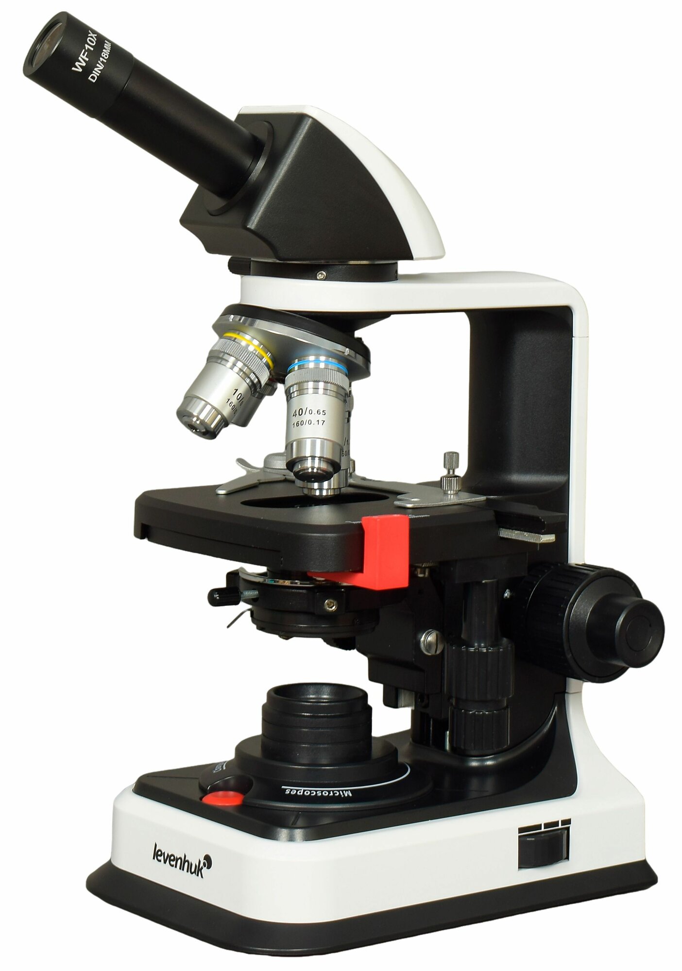 Микроскоп Levenhuk 450M, монокулярный, диапазон увеличения – от 40 до 1000 крат