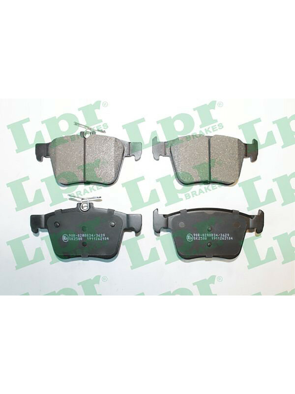 Колодки тормозные задние дисковые LPR 05P2104 для а/м Volkswagen Tiguan, AUDI A3, SEAT Leon