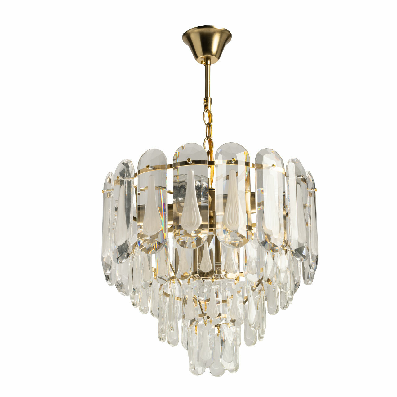 Подвесная люстра с хрусталем De City Аделард 642019306