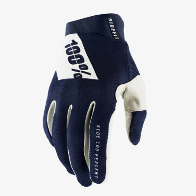Мотоперчатки 100% Ridefit Glove (Navy, M, 2025 (10010-00026))