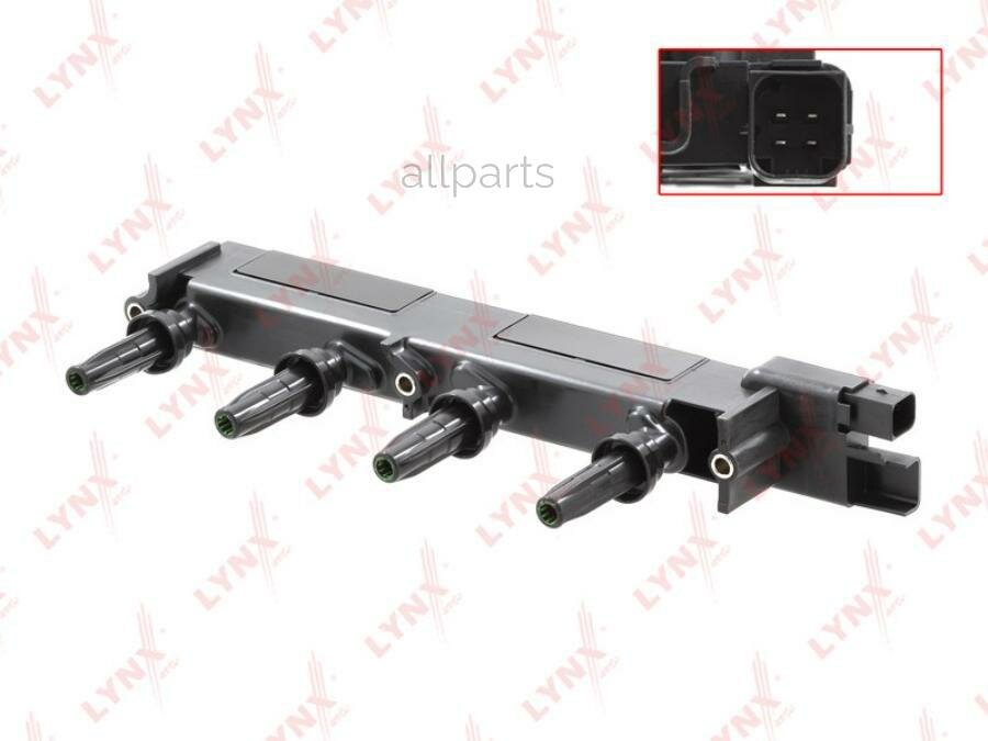 LYNXAUTO SPL1028 катушка зажигания! 12V\ Citroen C4/C5/C8, Peugeot 206/207/307/406/607 1.8/2.0i 00>