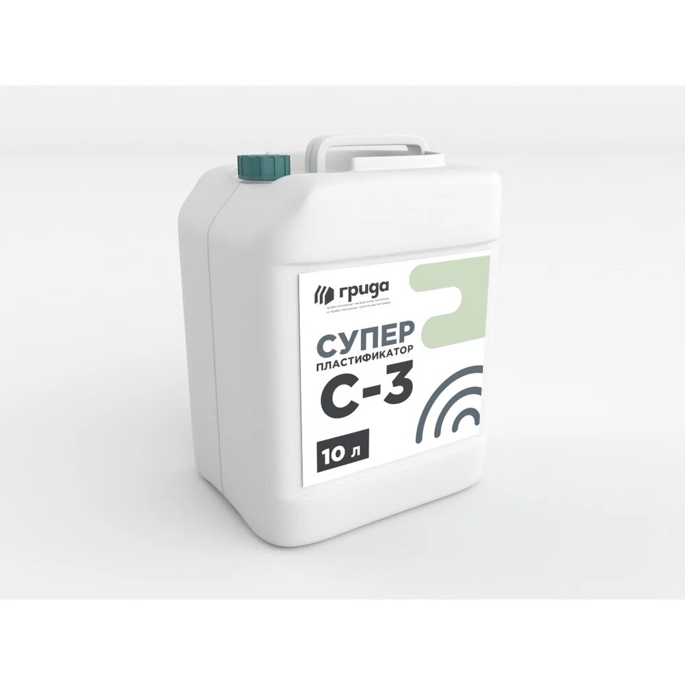 Добавка в бетон грида №3 суперпластификатор С3, 10 л 00-00000183