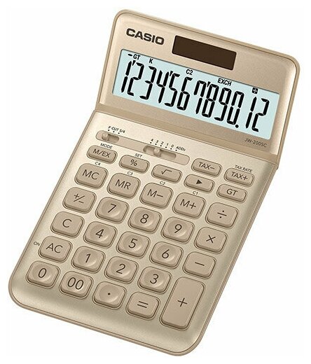 Настольный калькулятор JW-200SC цвет - золотой