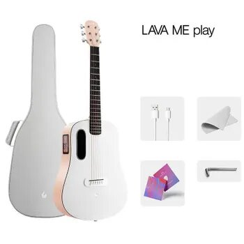 Трансакустическая гитара LAVA ME play_pink 6-струнная