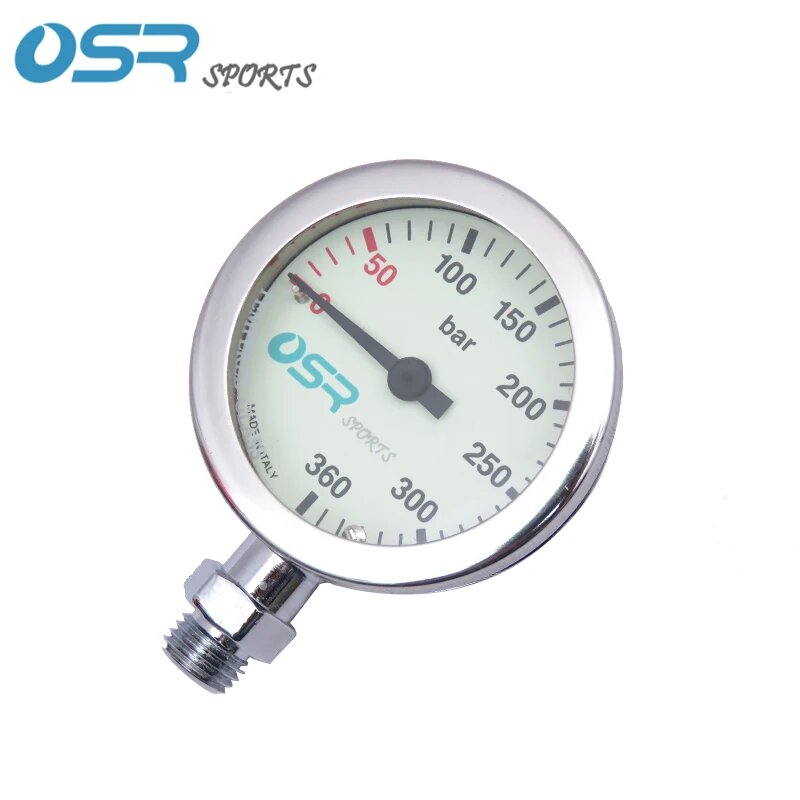 Scuba Diving Metal High Pressure Gauge 360Bar 5cm Diameter